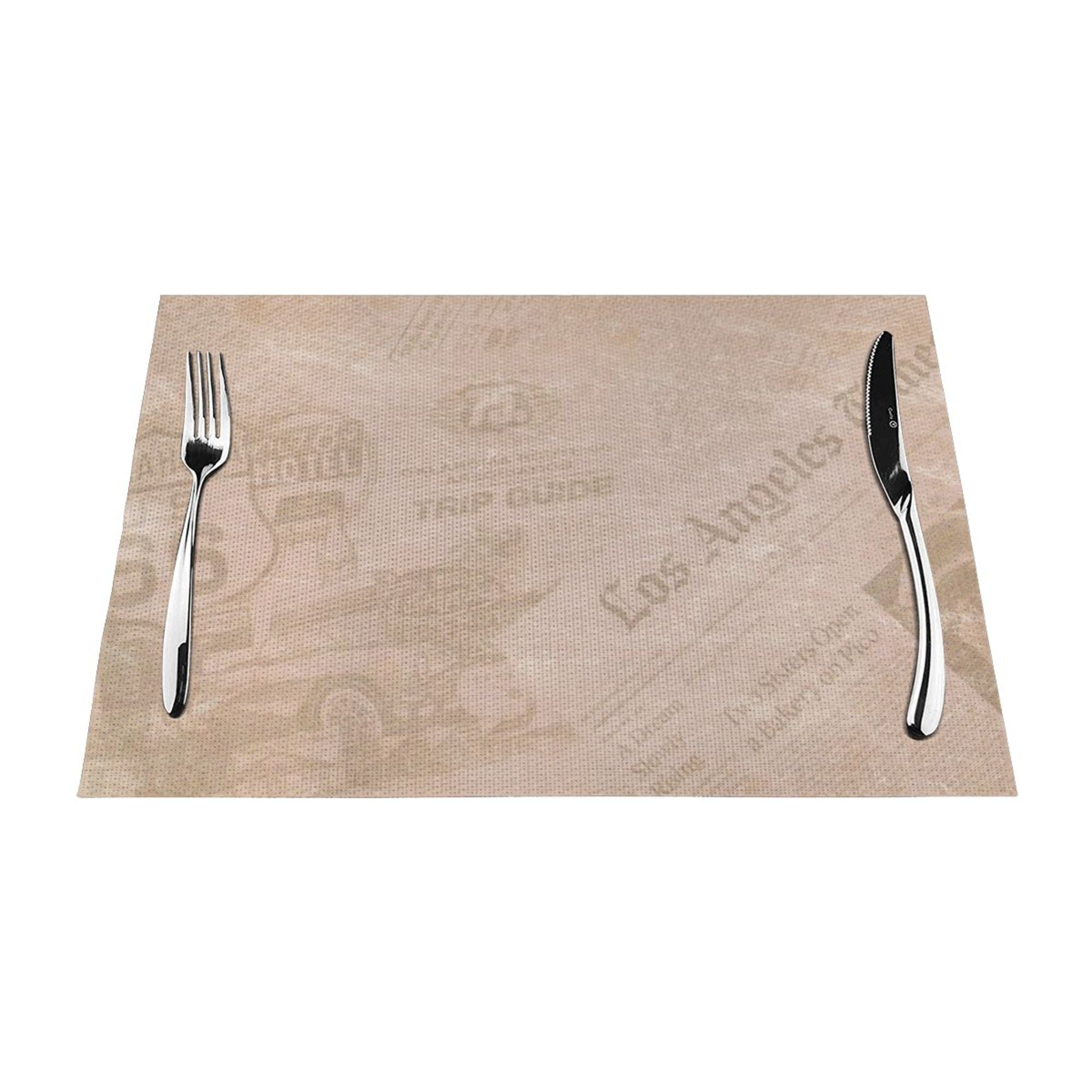YFYANG Washable Heat-Resistant Placemats, 70% PVC/30% Polyester ...
