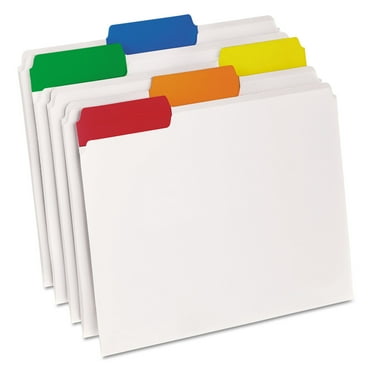 Pendaflex Clear Poly Index Folders, Letter Size, Assorted Colors, 10 ...