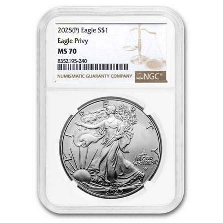 2006 American Silver Eagle MS-70 NGC - Walmart.com