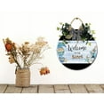 Front Door Porch Decorations Welcome To The Beach Door Hanging Sign 12 ...