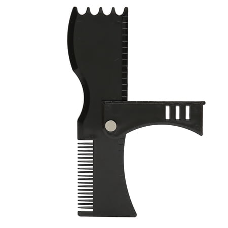 Straight Edge Trimmer Kit, Portable Beard Stencil Guide Template Beard ...