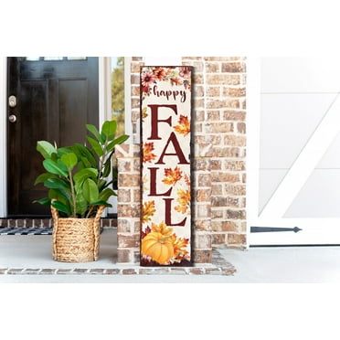 Happy Fall Ya'll / Welcome Porch Sign - Reversible - Walmart.com