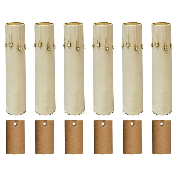 Royal Designs 4 Inch Candle Drip Sleeves Chandelier Socket Covers with ...