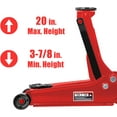 BIG RED 4 Ton SUV Auto Low Profile Floor Jack, Dual Piston Quick Lift ...