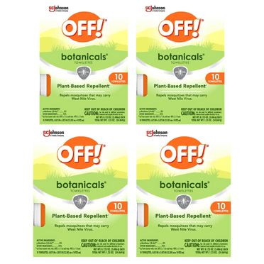 Off Deep Woods Insect Repellent Wipes 12 Towelettes - 2 Pack - Walmart.com