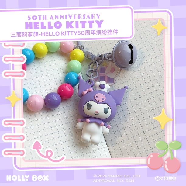 [Nuevo] Llavero con colgante de Hello Kitty de la serie colorida del 50 ...