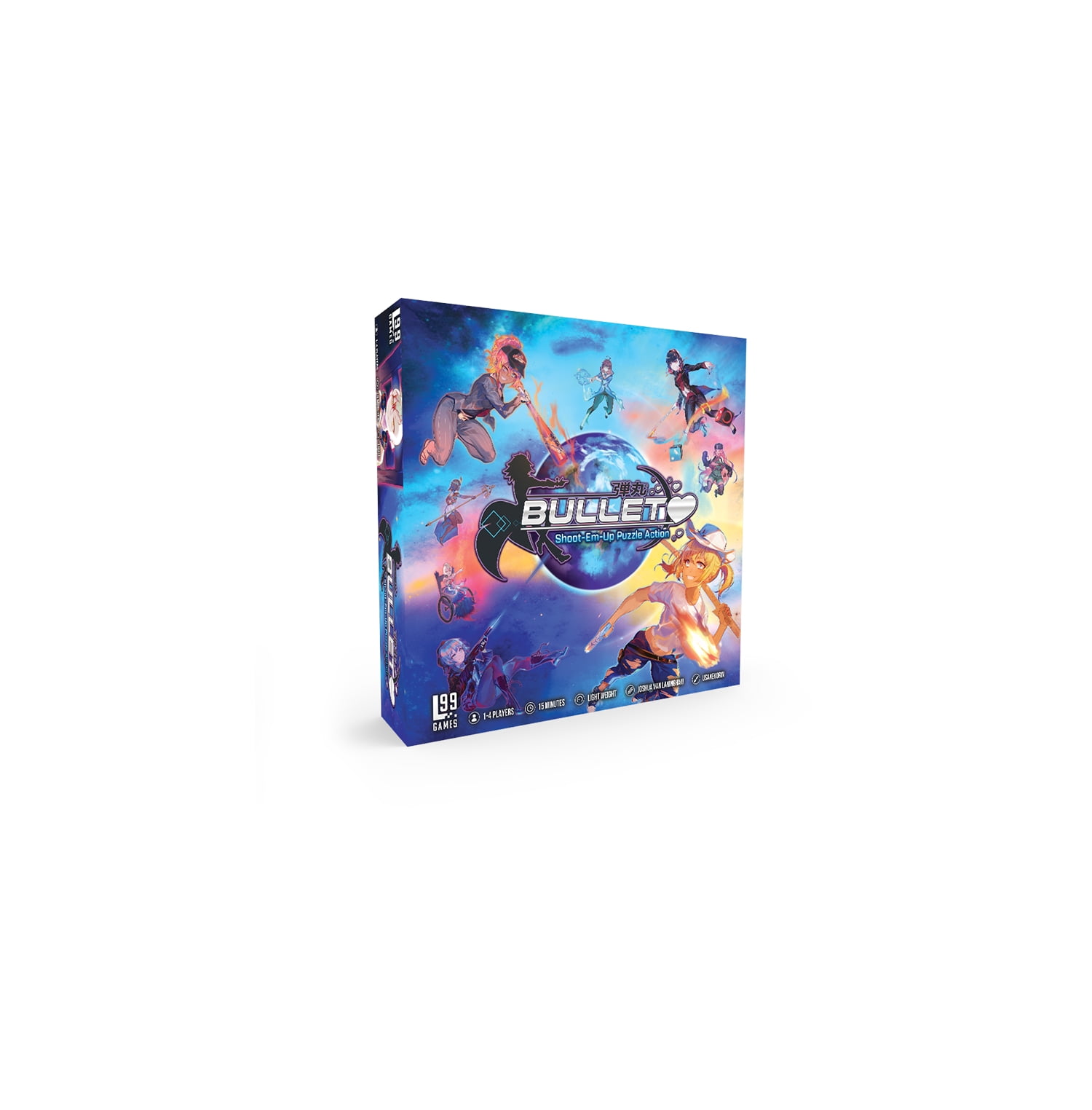 Level 99 Games Bullet Shoot-Em-Up Puzzle action Board Game - Walmart.com