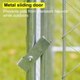 10x10ft Outdoor Dog Kennel Enclosure Steel Fence Hen Run Pet House Cage ...