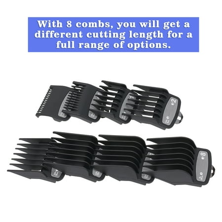 8 Sizes Guide Comb Set Hair Cutting Combs Limit Combs | Walmart Canada