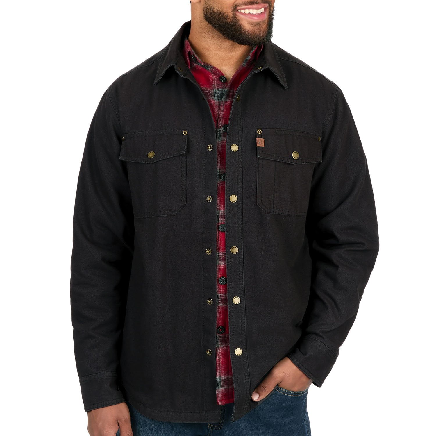 Coleman Men's Fleece Lined Canvas Shirt Jacket - Samsclub.com