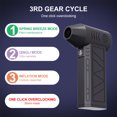 130000RPM Cordless Compressed Air Duster - 4-Gear Adjustable, 5000mAh ...