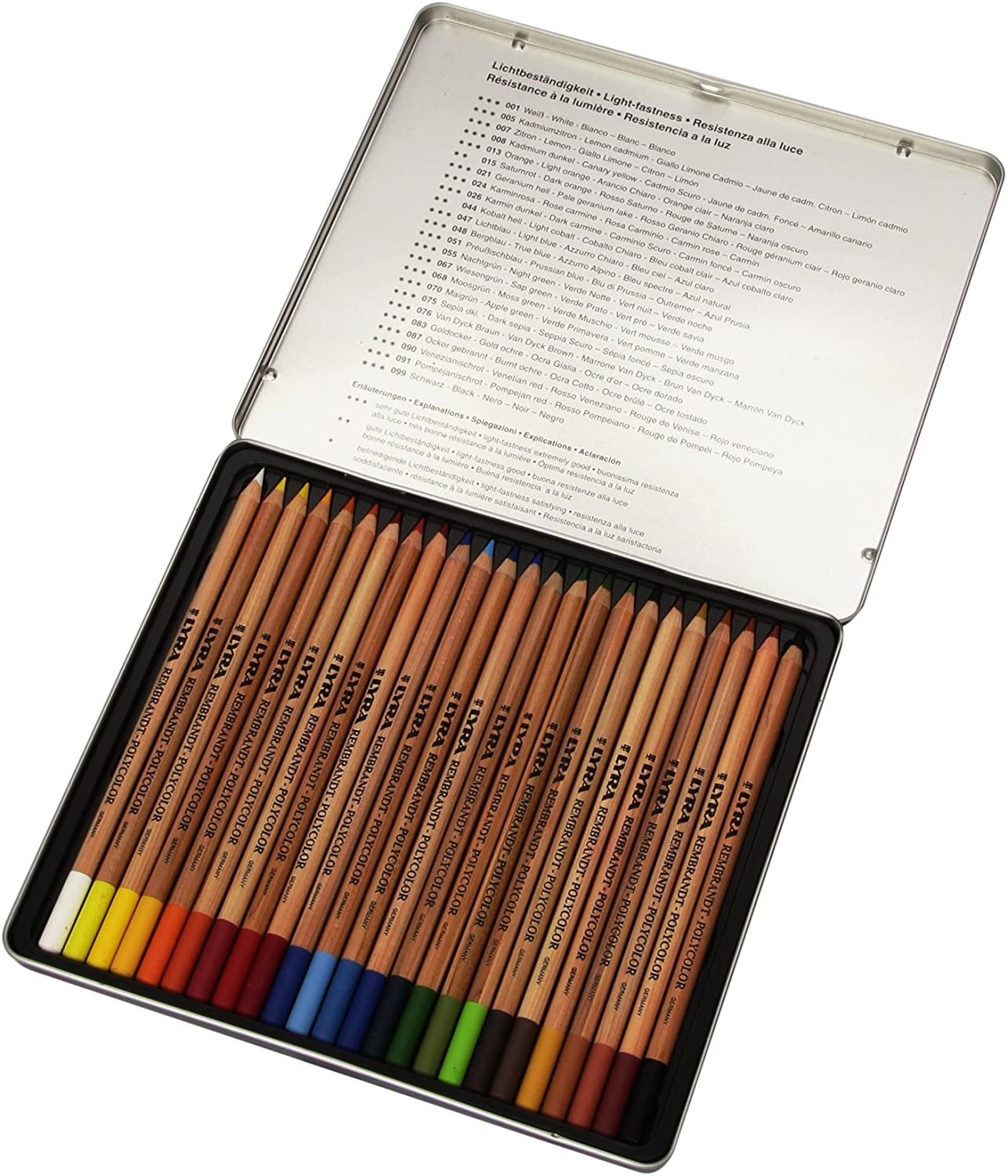 LYRA Osiris Water-Soluble Short Colored Pencils, 3 Millimeter Cores ...