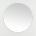 SAFAVIEH Ashden 36 Inch Aluminum Led Mirror, Silver - Walmart.com