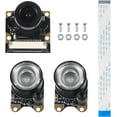 for Raspberry Pi 4 Camera Day & Night Vision Camera Adjustable-Focus ...