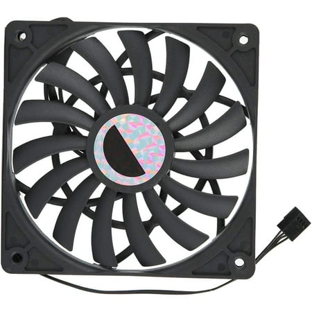 Bmatwk Computer Cooling Fan,F12012 4 PIN 500-2000 RPM 12V 46 CFM 18-33 ...