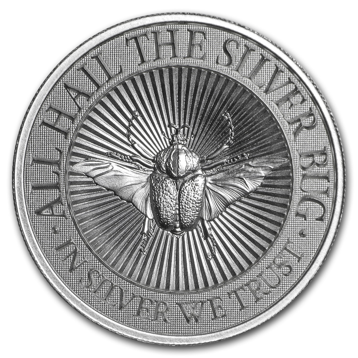 2 oz UHR Silver Round - The Silver Bug: Goliath Beetle - Walmart.com