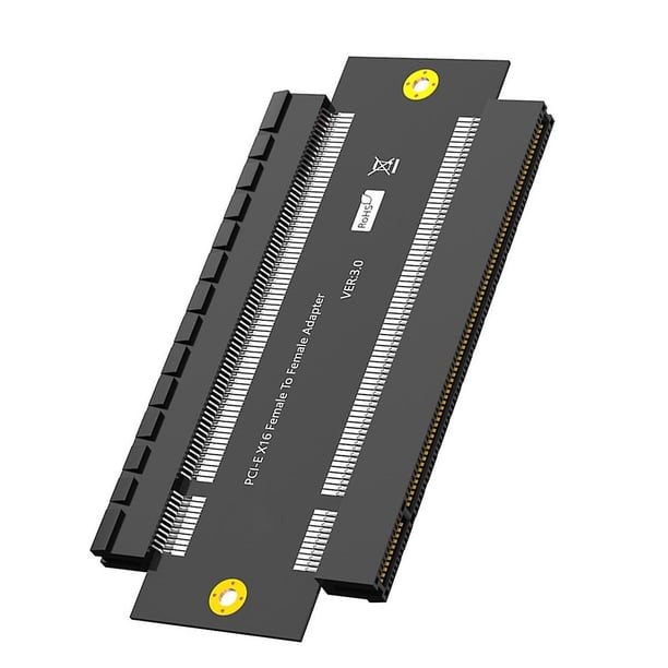 Adaptador PCI-E X16 Hembra a Hembra yuxing Conector PCI Express 3.0 16X ...