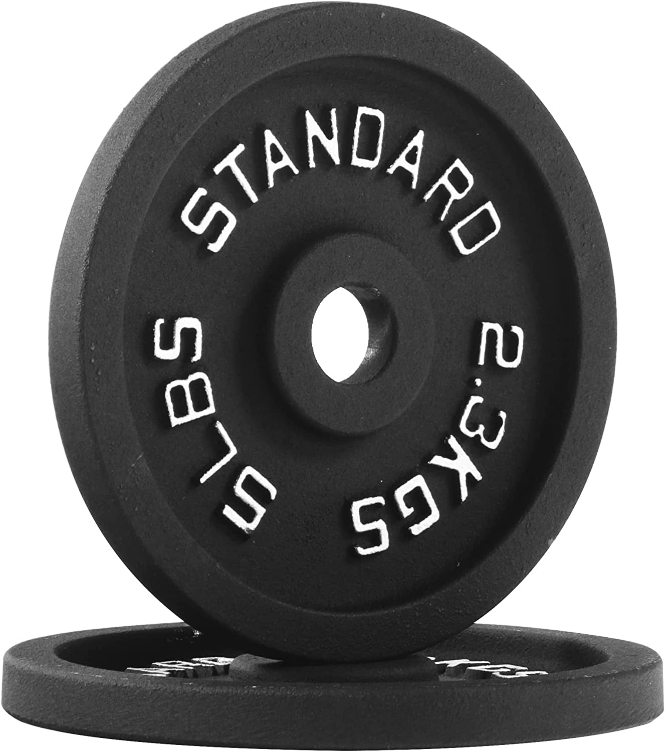 BalanceFrom Classic Cast Iron Weight Plates for Strength Training, 1 ...