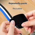 100 Pcs Hook and Loop Cable Straps,Self Adhesive Ties,Adjustable Cord ...