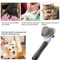 Cat Brush, Self-Cleaning Slicker Brush Removes Undercoat Cat Comb Dog ...