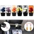 Acrylic Crystal Rose Gear Shifts Knob Acrylic Rose Change Handle ...