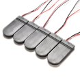 5Pcs DIY 3V Button Coin Cell Battery Holder Case Box With On-Off Switch ...