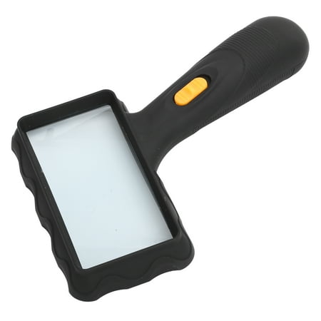Rectangular Magnifying Glass, Easily Placed 2 LEDs Magnifying Glass ...