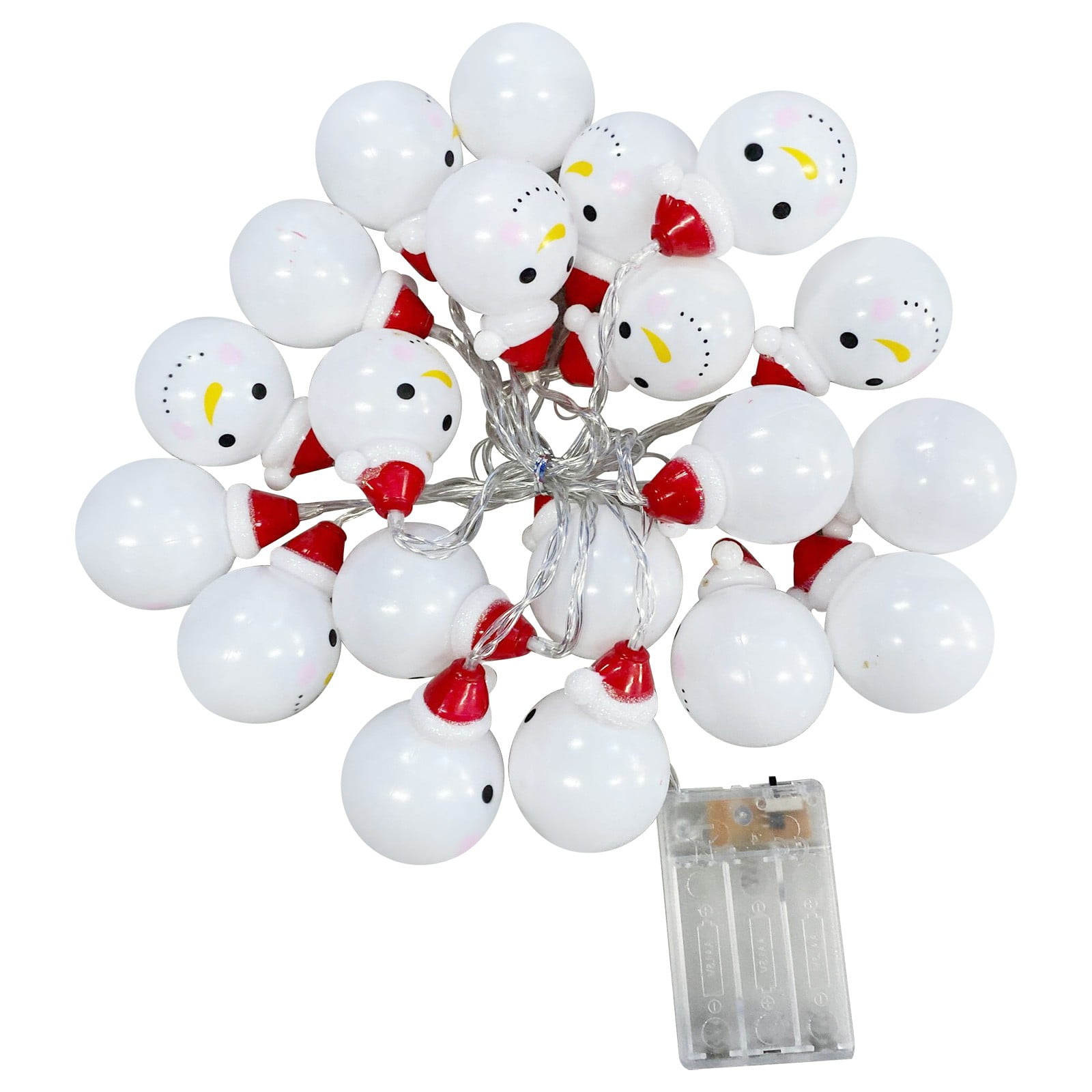 VerPetridure Christmas LED String Lights Snowman indoor Outdoor Party ...