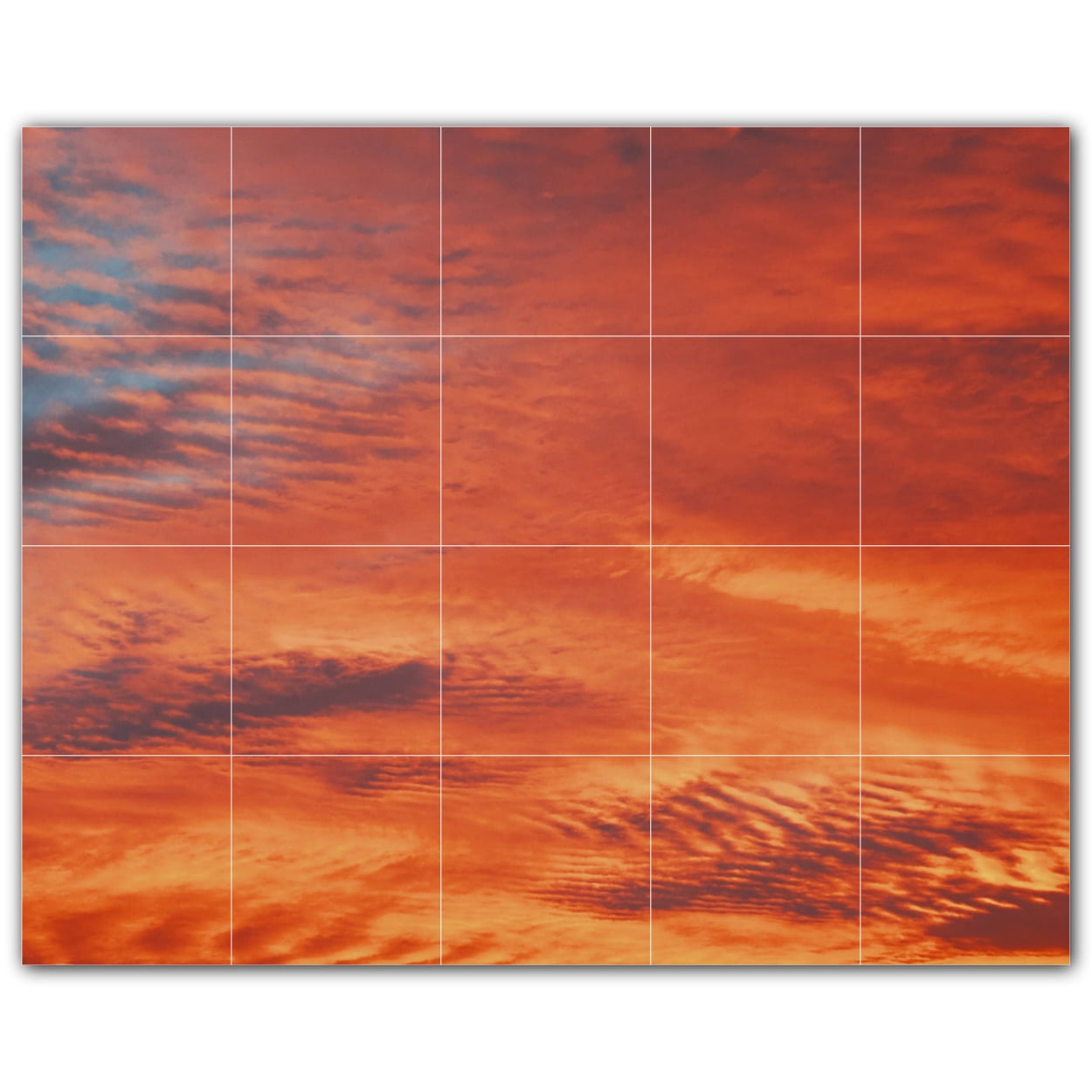 Picture-Tiles.com: Sunset Ceramic Tile Wall Mural WAL501000-54XL. 60"W ...