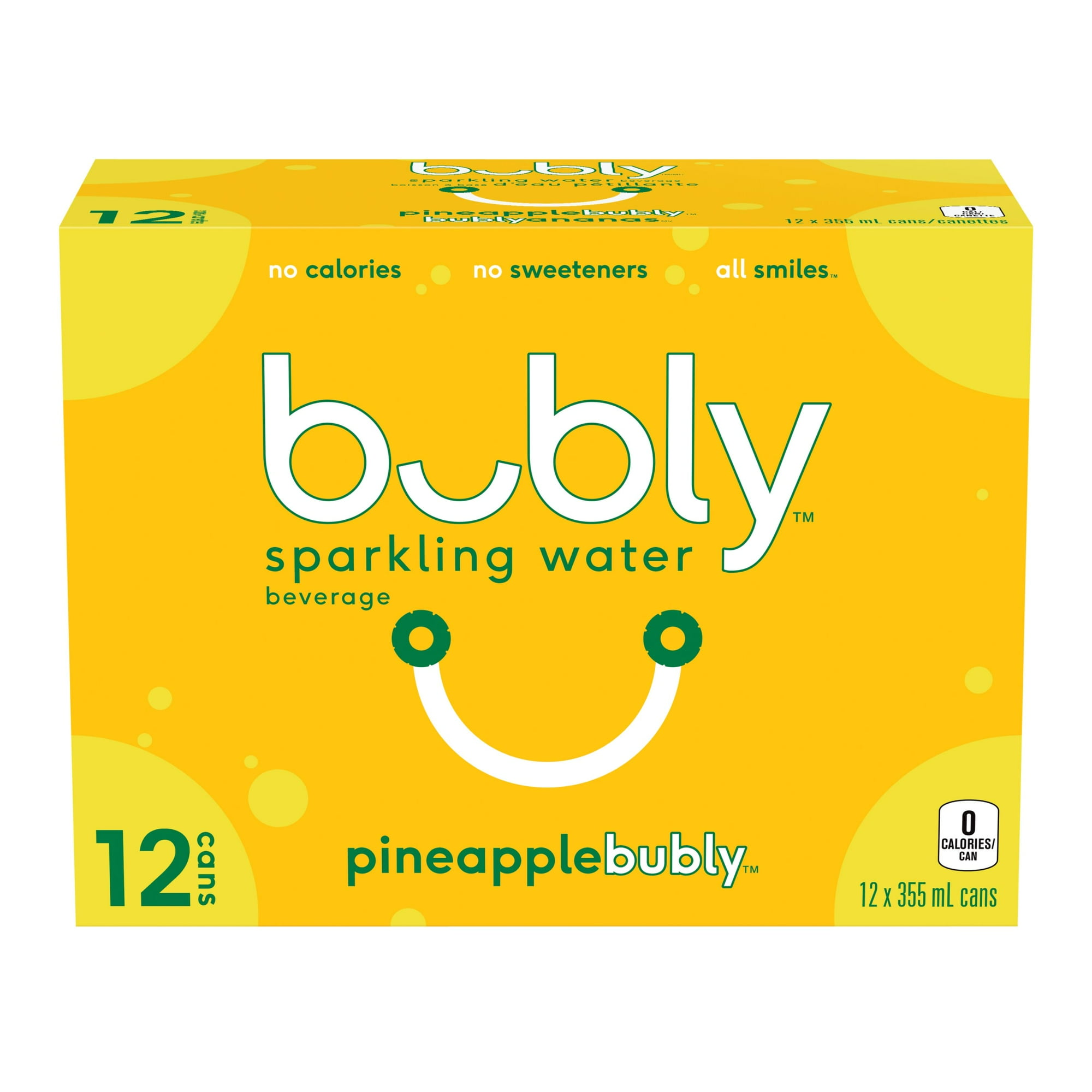 Click here for Bubly Pineapple Sparkling Water 12 X355 Ml  Cans 1... prices