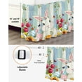 Easter Cartoon Bunny Bed Skirt King Size 16 Inch Drop, Spring Tulips ...