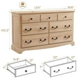 OKD 7 Drawers Dresser for Bedroom, Wide Chests Of Drawers Storage ...