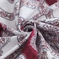 Extra Long Burgundy Shower Curtain 84 Inches, Water Repellent Fabric ...