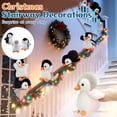 Cartoon Penguins Plush Pendant Keychain Pack of 6 Arctics Theme Keyring ...