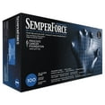 Sempermed BKNF104 SemperForce Nitrile Glove, 4 Mil, Powder-Free, Large, Black (Case of 1000 ...