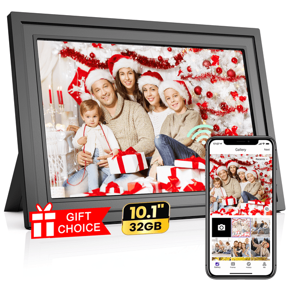Uhale 10.1'' Digital Picture Frame, WiFi & Touch Screen, 32GB, 1280*800 ...