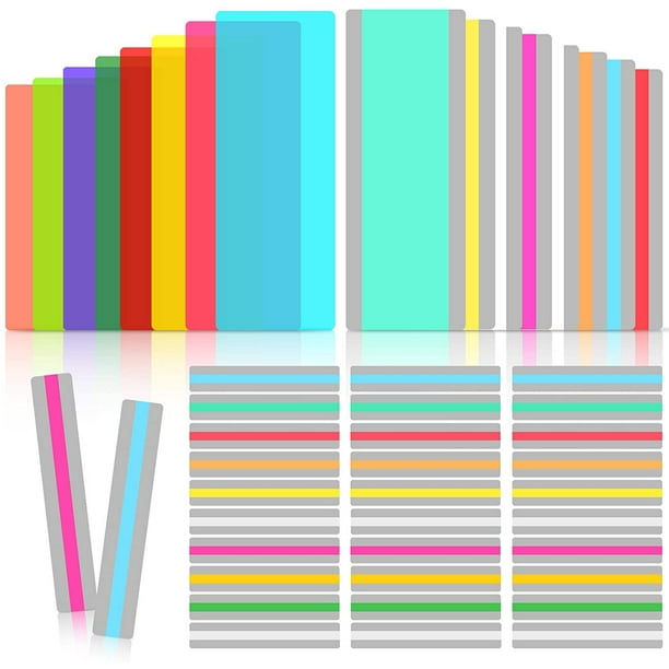 48 Pieces Guided Reading Strips with 3 Styles Highlight Bookmarks ...