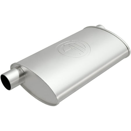 Bosal USA 100-1783 Exhaust Muffler Aluminized Steel Case; Single 1-3/4 ...