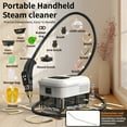 2500W Handheld Steam Cleaner - High-Temp/Pressure, 9-Speed, LCD, Handle ...