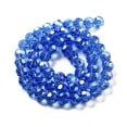 Electroplate Transparent Glass Beads Strands Faceted(32 Facets) Round ...