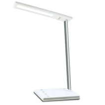 Integrated LED Desk Lamp, Dimmable Office Lamp with Adjustable Arm, for ...