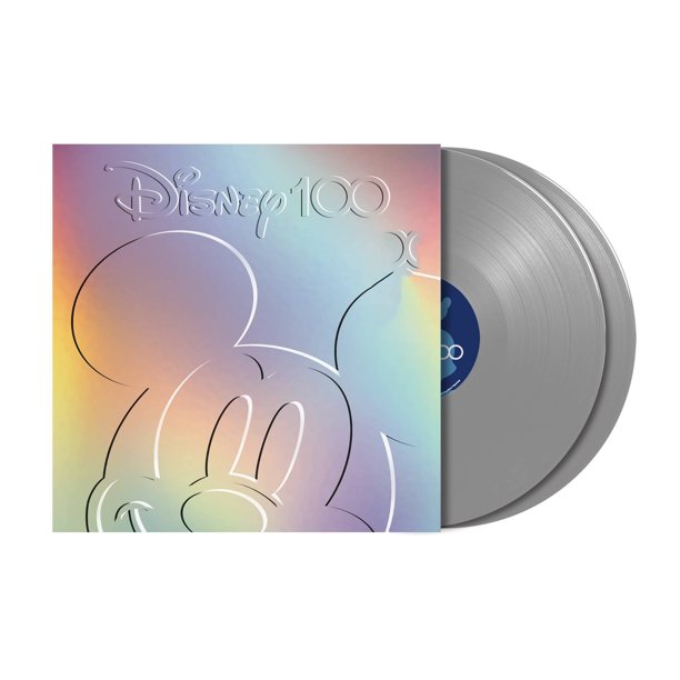 Disney 100 Exclusive Limited Edition Silver Color Vinyl 2x LP - Walmart.com