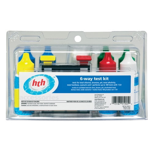 HTH 6-Way Test Kit - Walmart.com - Walmart.com HTH 6-Way Test Kit - Walmart.com - Walmart.com