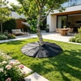 YFGEFTR Weed Barrier Mat, Non-Woven Tree Mulch Ring, Woven Round Weed ...