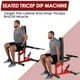 syedee Plate Loadable Seated Dip Machine, Tricep Dip Machine with Cable ...