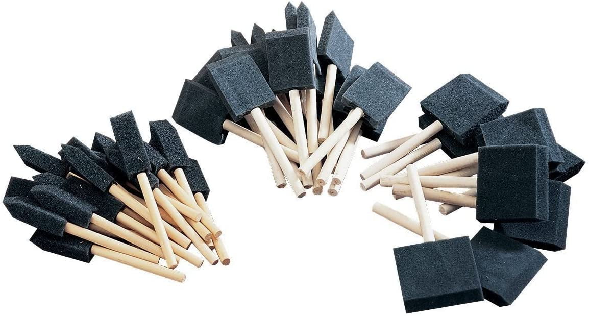 Foam Brush Set, 50-Piece - Walmart.com