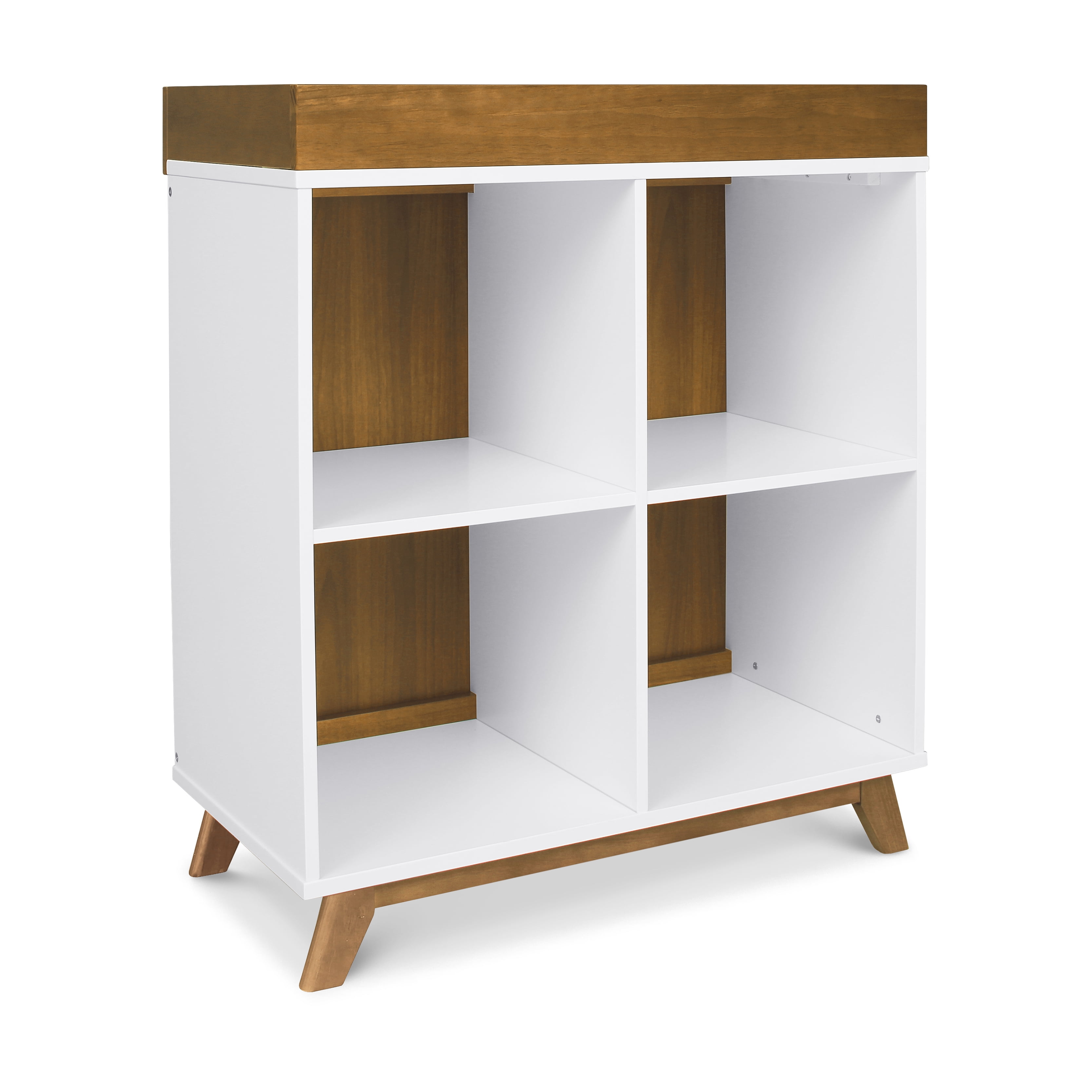DaVinci Otto Convertible Changing Table and Cubby Bookcase, White and ...