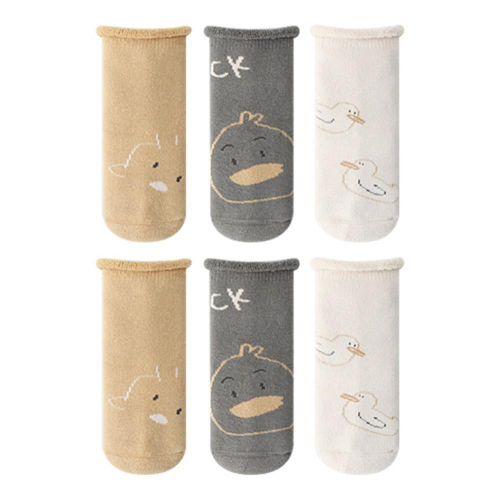 3 Pairs Baby Infant Winter Sock Cute Cartoon Thickened Warm Boys Girls ...