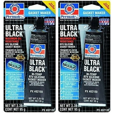 Permatex 5 oz Permatex Ultra Black Maximum Oil Resistance RTV Silicone ...