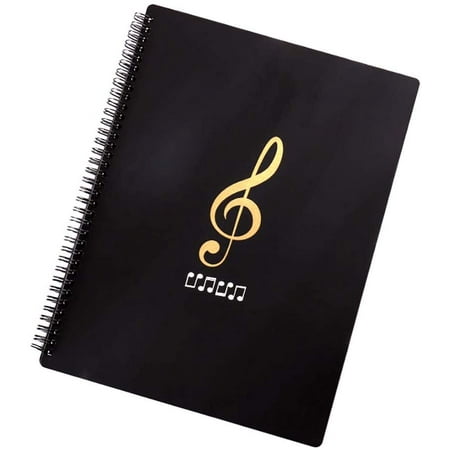 30 Pocket A4 Sheet Music File Folders for Musicians, Plastic Index ...